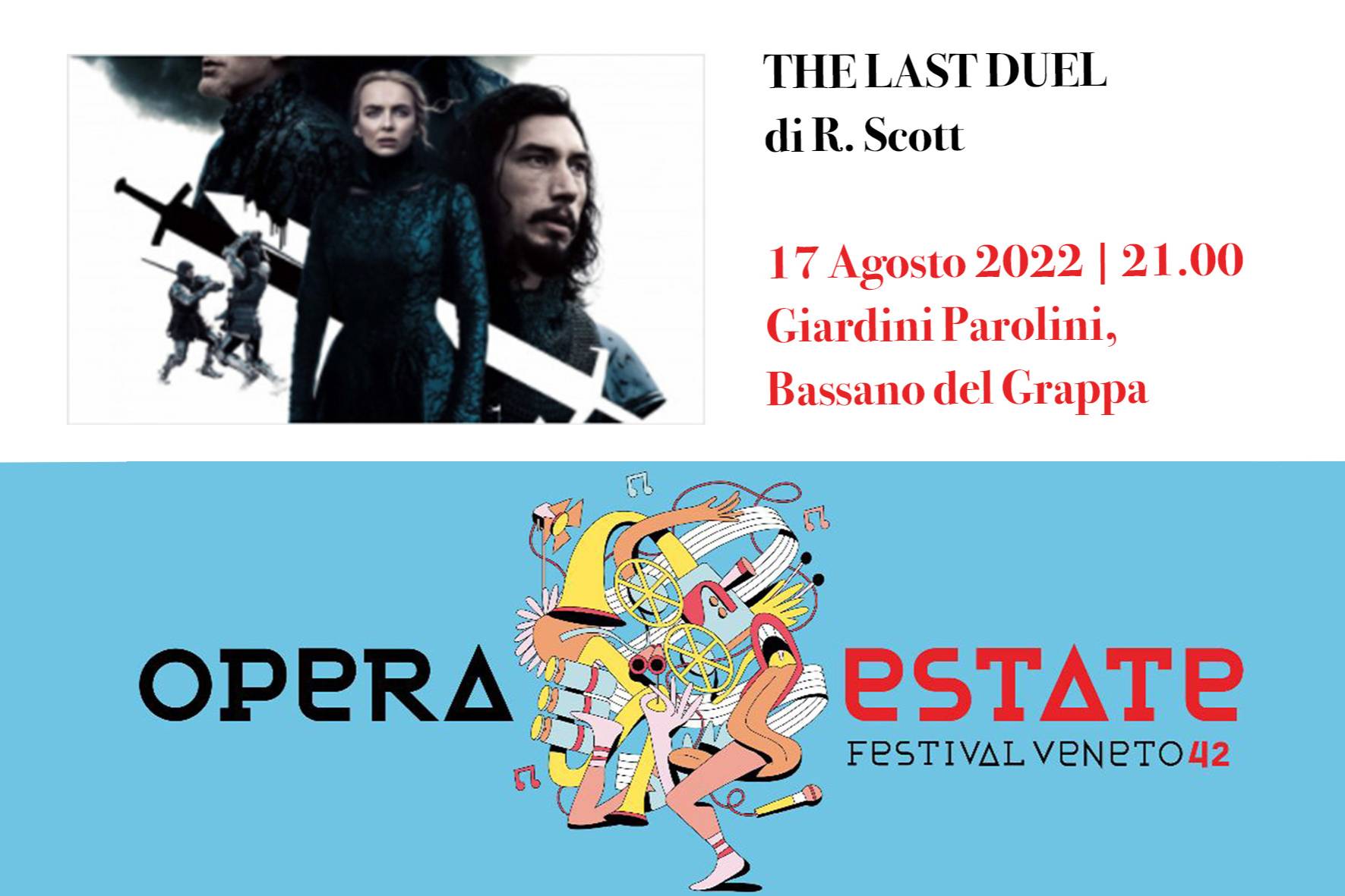 OPERA ESTATE- cinema - DE LAST DUEL - Eventi a Bassano del Grappa ...